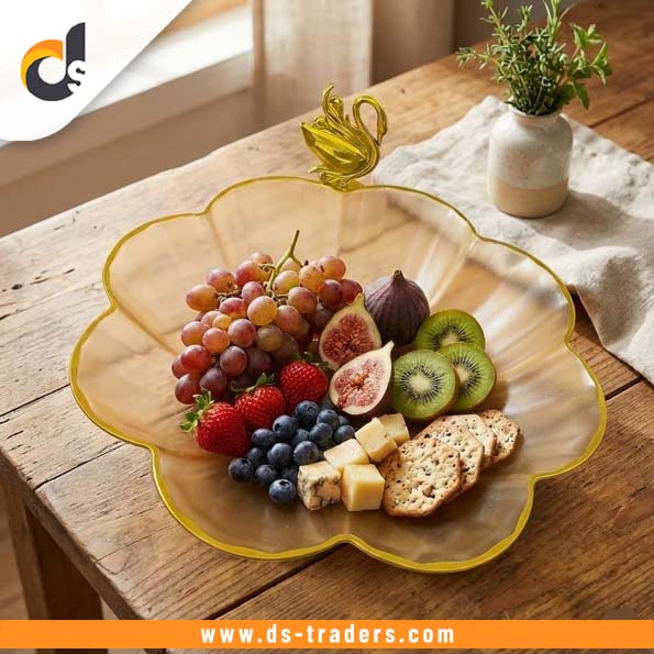 Elegant Floral Shaped Fruit Plate – Wholesale City