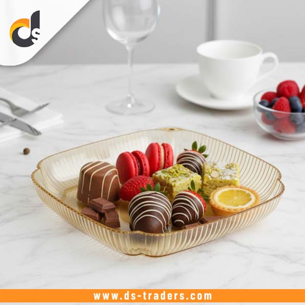 Acrylic Unbreakable Square Shape Tray – Wholesale City